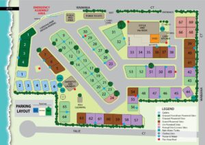 Park Map - Port Rickaby Caravan Park